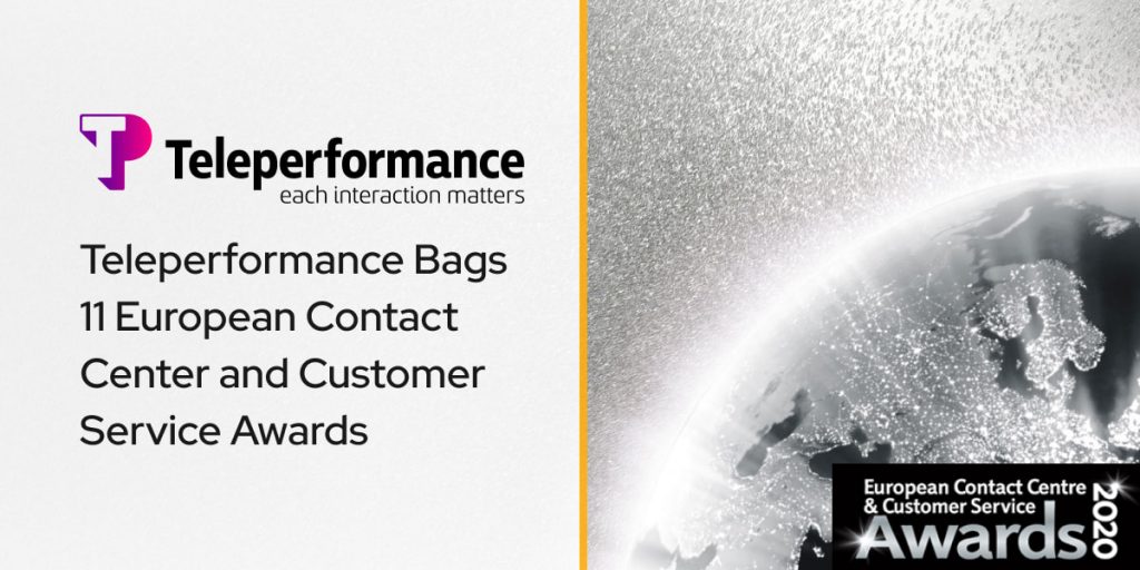 Teleperformance Bags 11 European Contact Center and Customer Service Awards