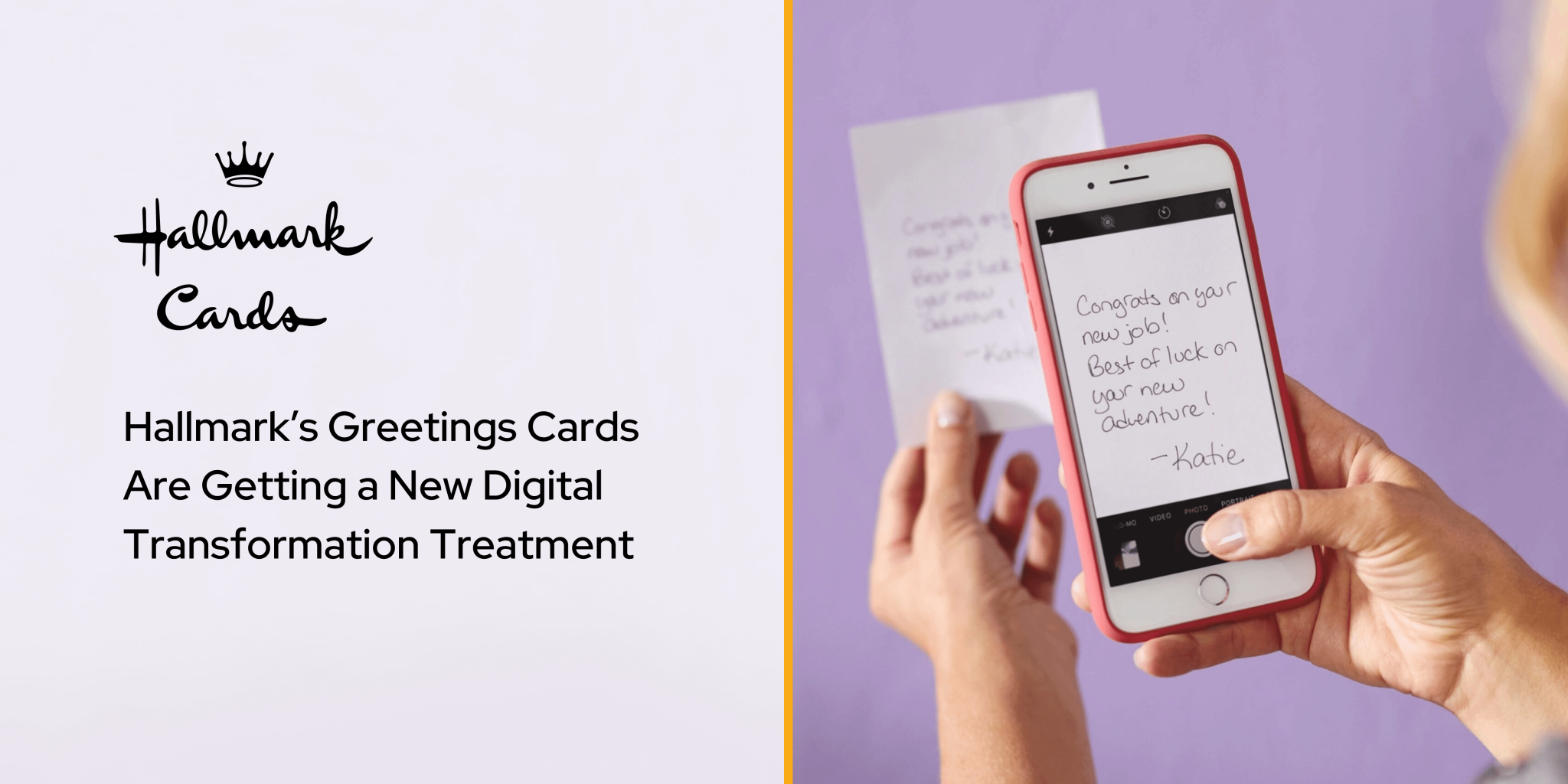 Hallmark’s Greetings Cards Are Getting a New Digital Transformation ...